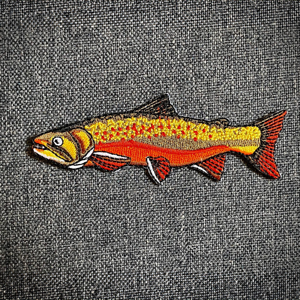 Brook Trout Iron-On Patch | Quality Fish Patches – Ball and Buck