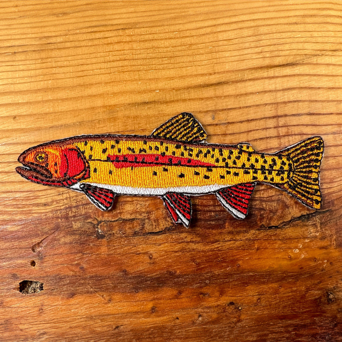 Yellowstone Cutthroat Trout Iron-On Patch | Fish Patches – Ball and Buck