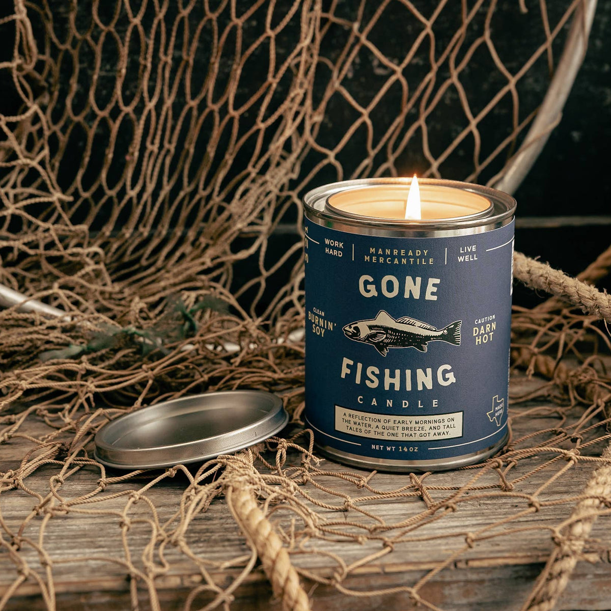 Candle | The Americana Series | Gone Fishing – Ball and Buck