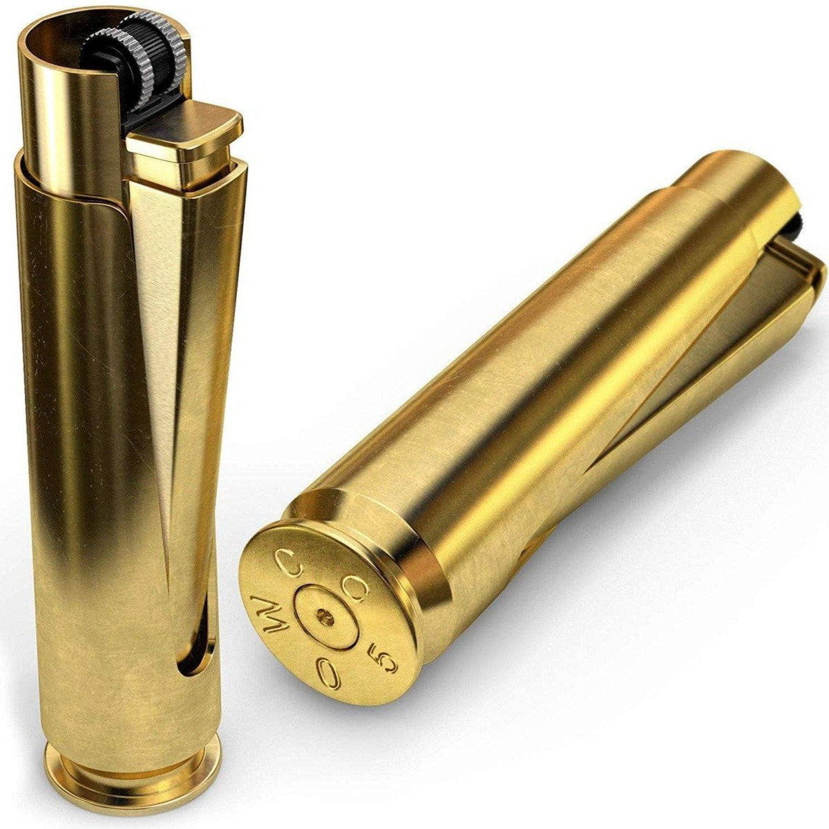50 Cal BMG Refillable Lighter - Solid Brass – Ball and Buck