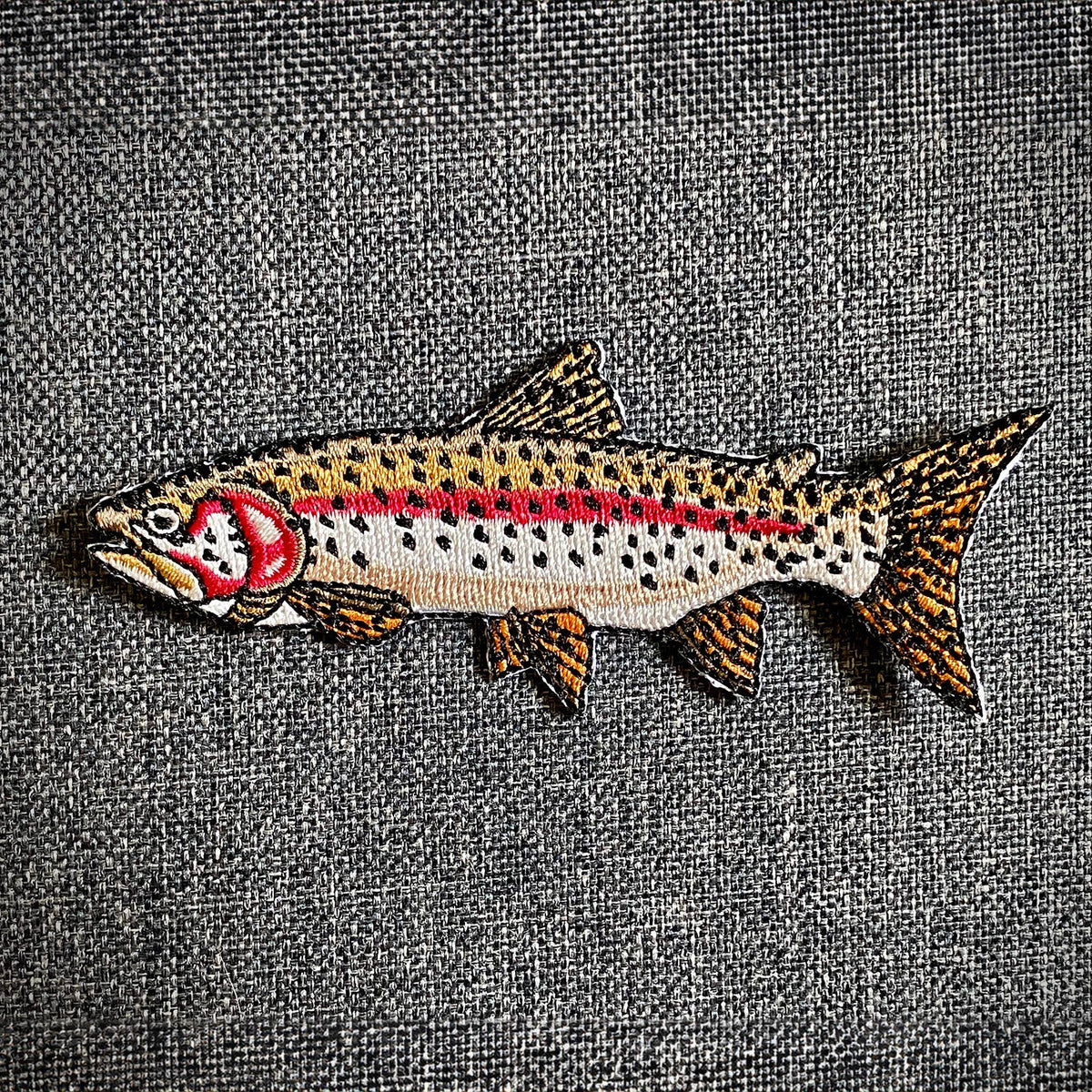 Rainbow Trout Iron-On Patch | Quality Fish Patches – Ball and Buck